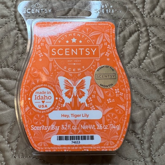 Scentsy | Other | Scentsy Hey Tiger Lily Wax Bar | Poshmark